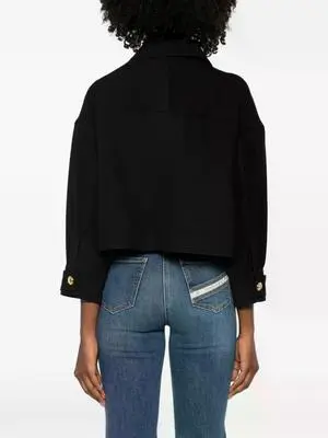 Elisabetta Franchi Buttoned Cropped Jacket - 110|black